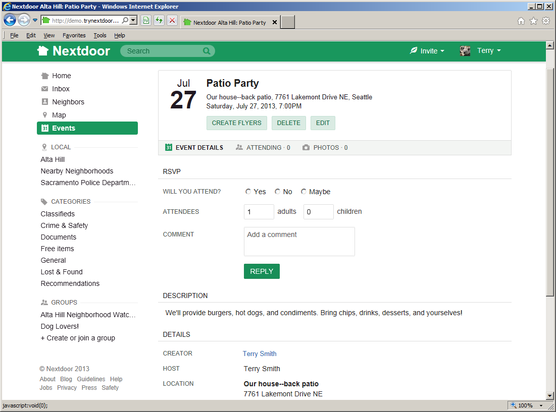 The Unofficial Reference Guide to Nextdoor